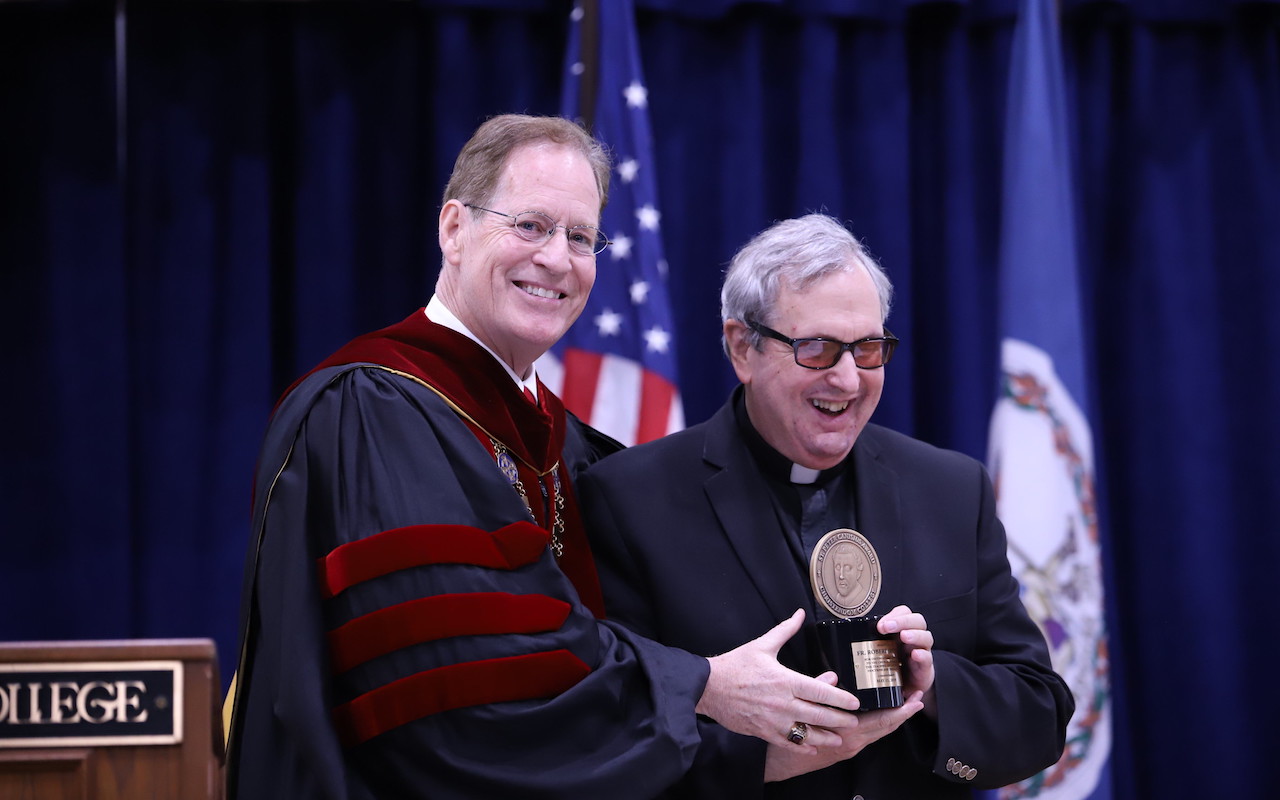 Fr. Robert Spitzer Honored at 40th Christendom College Commencement